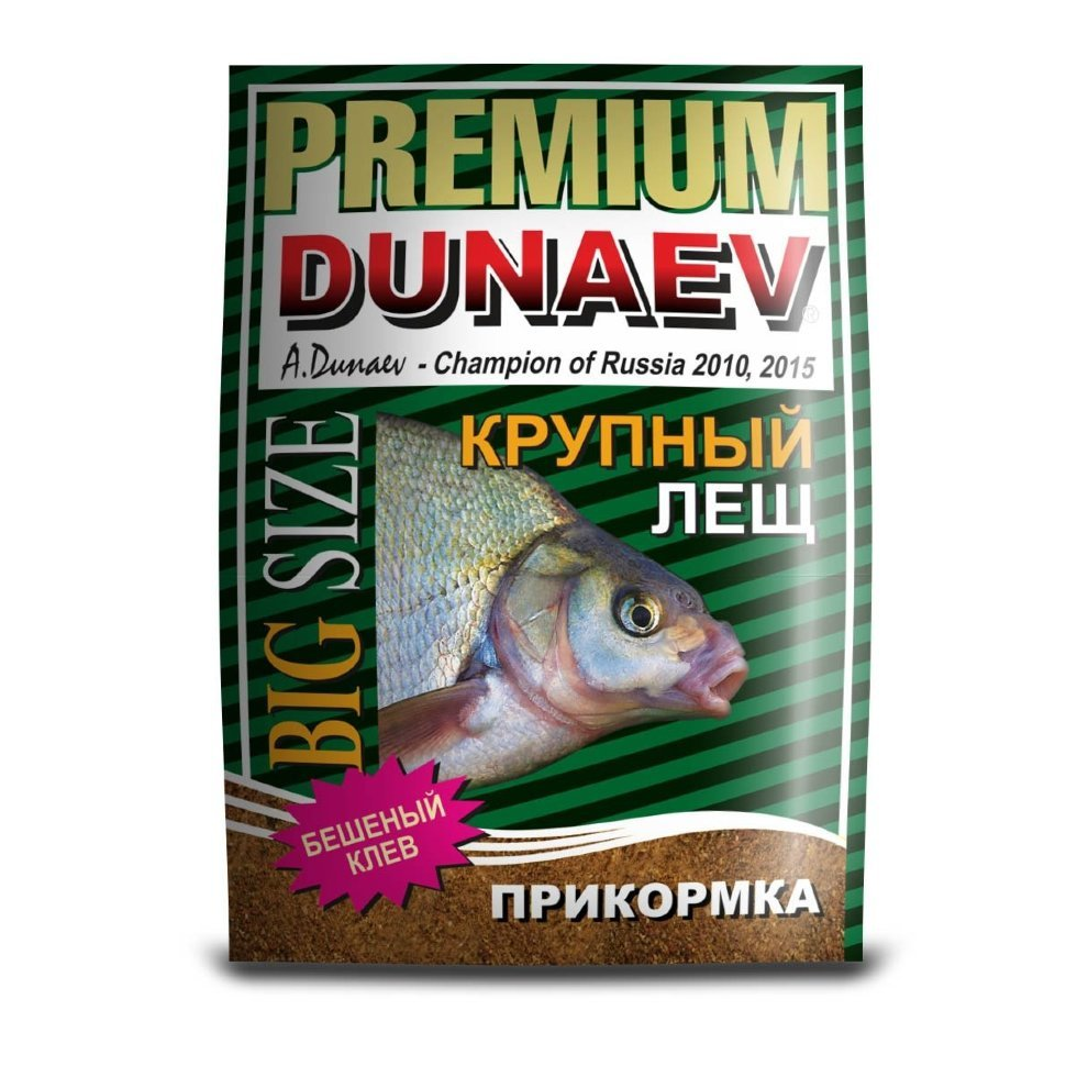 Прикормка "DUNAEV-PREMIUM" 1кг Лещ Крупная Фракция | Рыболов 76